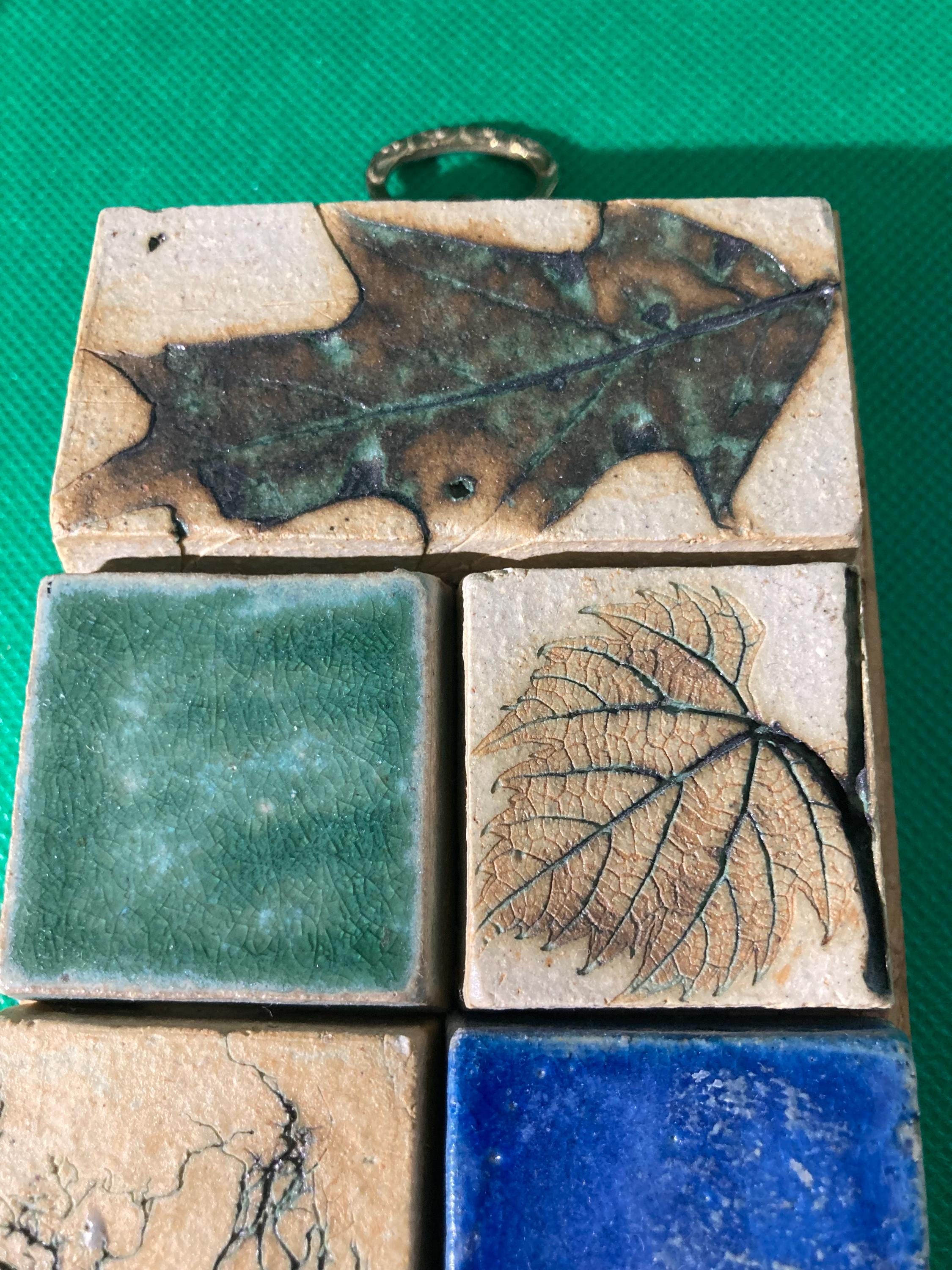 Elk Hollow Pottery 6-1/2” X 3-1/4” Leaves, Tree, Artist Inspired ...