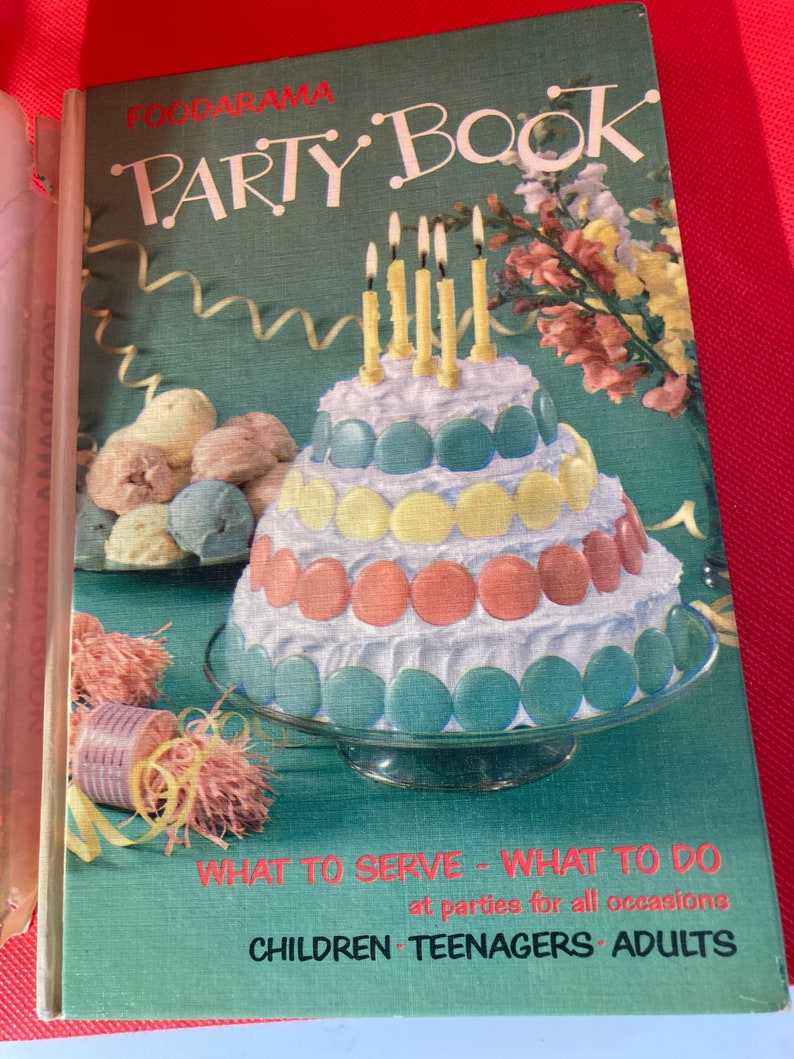 Vintage 1959, Foodarama Party Book - Etsy