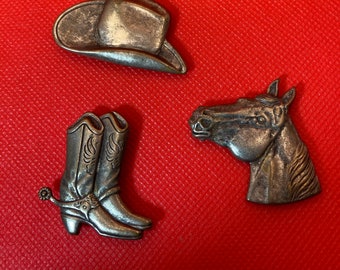 Cowboy Button | Etsy