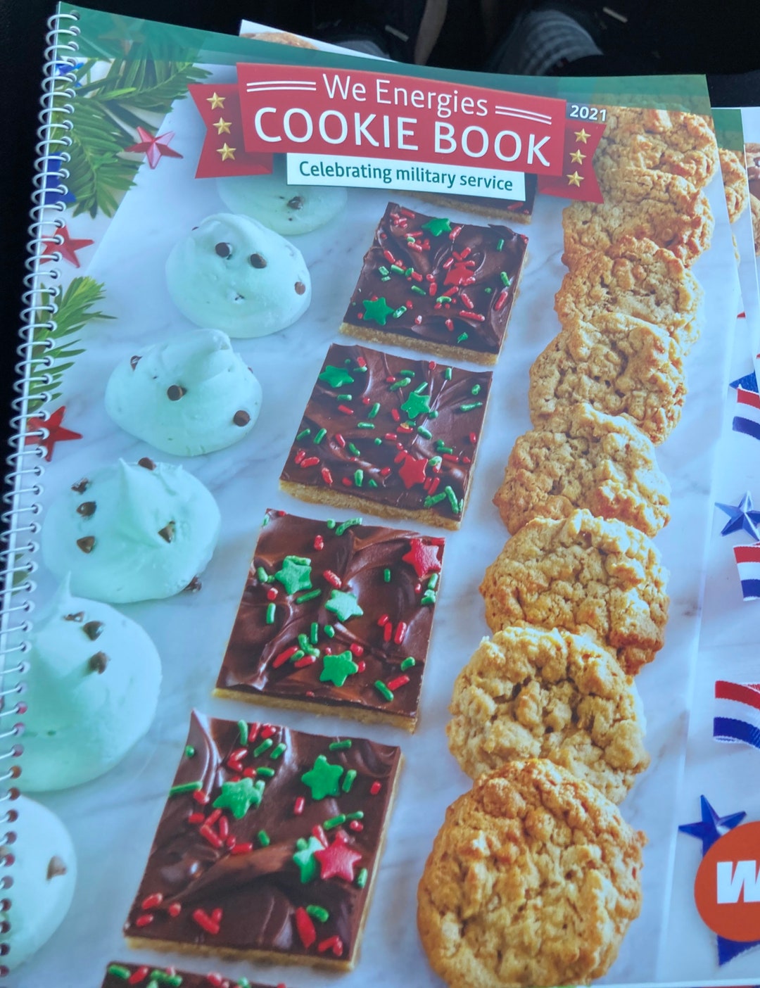 2021 We Energies Cookie Book, Celebrating Military Service,sc Spiral ...