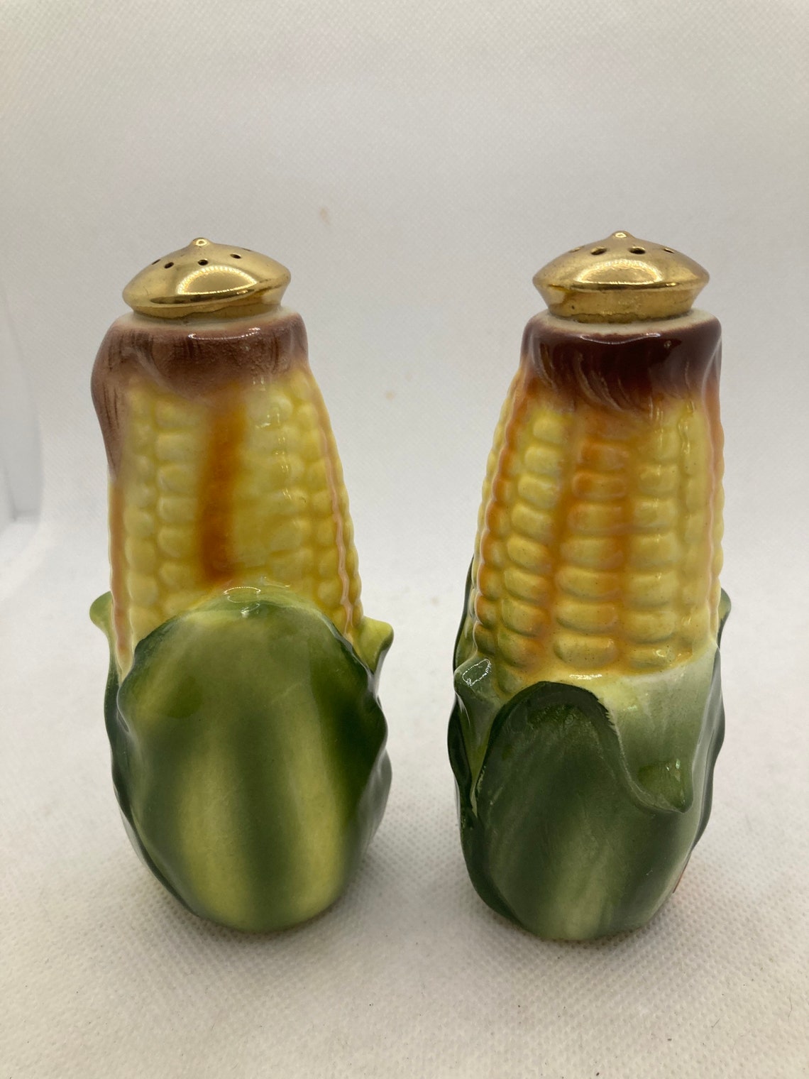 Vintage, Antique, Enesco, Pottery, Corn on the Cob, Salt and Pepper ...