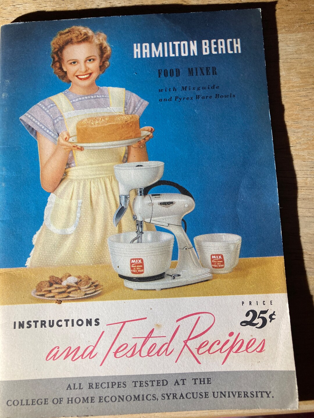 Vintage 1948, Hamilton Beach, Mixer, Instructions and Tested Recipes - Etsy