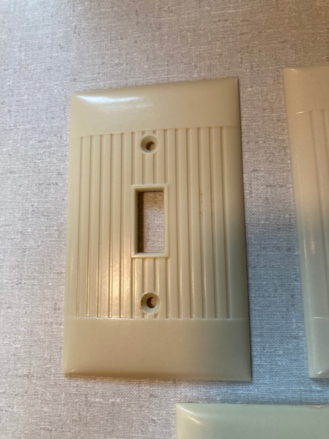 Bakelite Sierra Set of 3 Electrical Switch Plates Vintage | Etsy