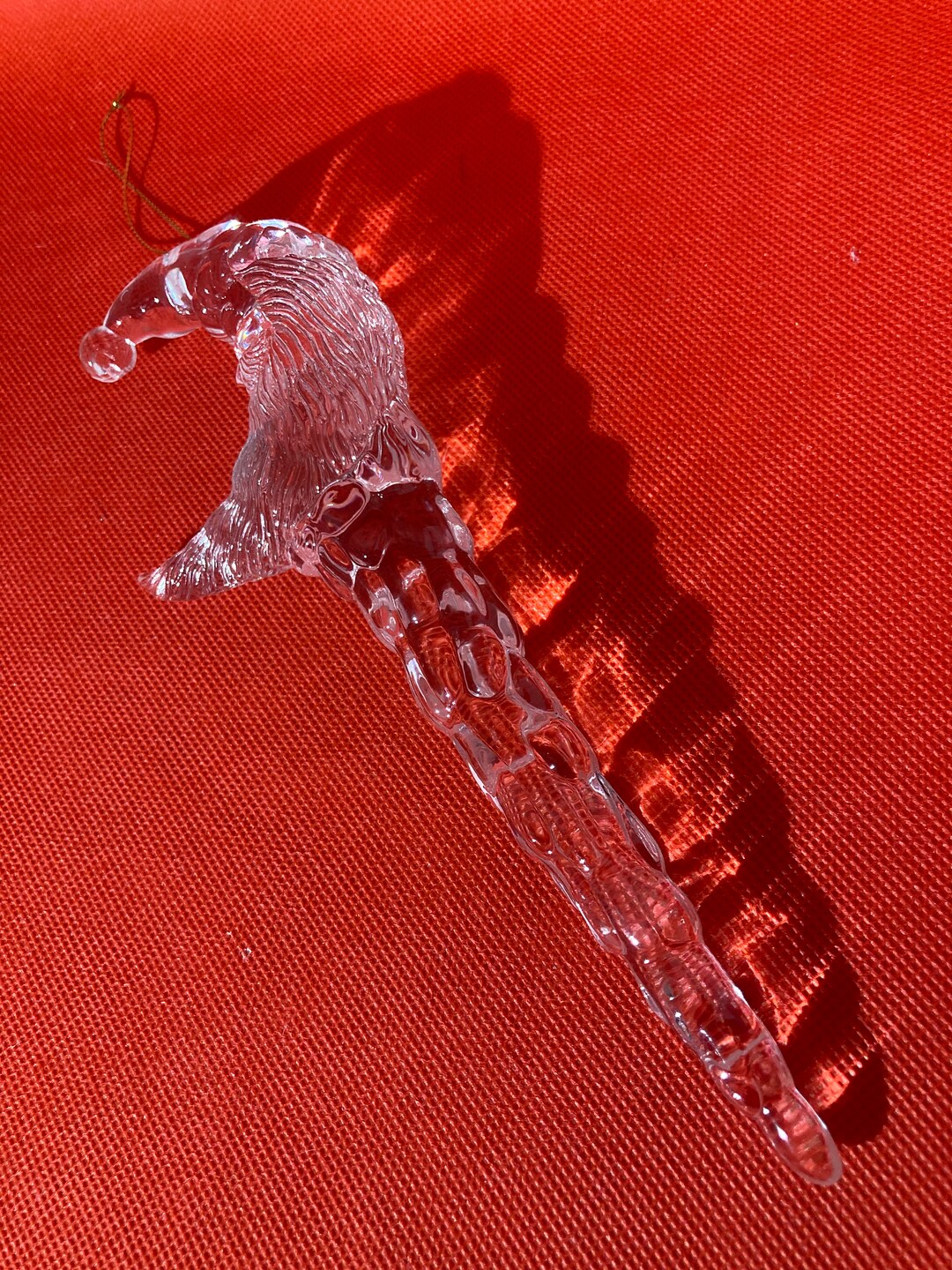 Vintage, Lucite, Santa Moon, Icicle 8-1/4” Long - Etsy