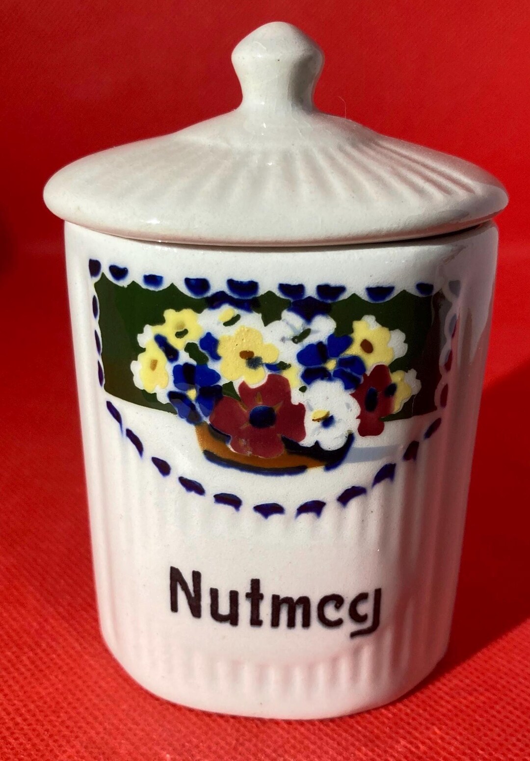 Vintage Czechoslovakia Nutmeg Spice Jar. - Etsy
