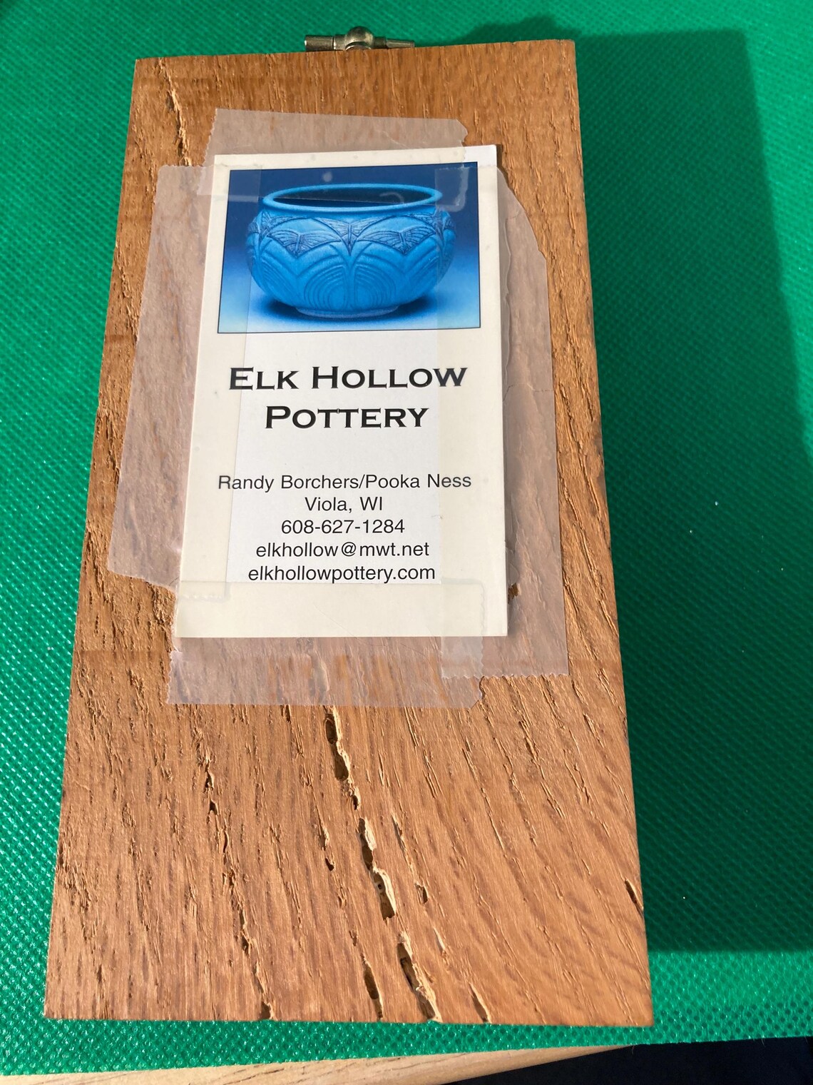 Elk Hollow Pottery 6-1/2” X 3-1/4” Leaves, Tree, Artist Inspired ...