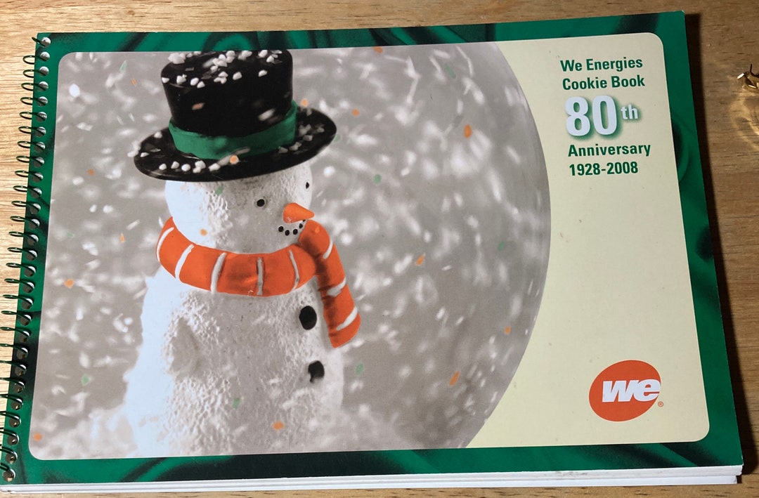 1928-2008, 80th Anniversary,we Energies Cookie Book Featuring 80 of the ...