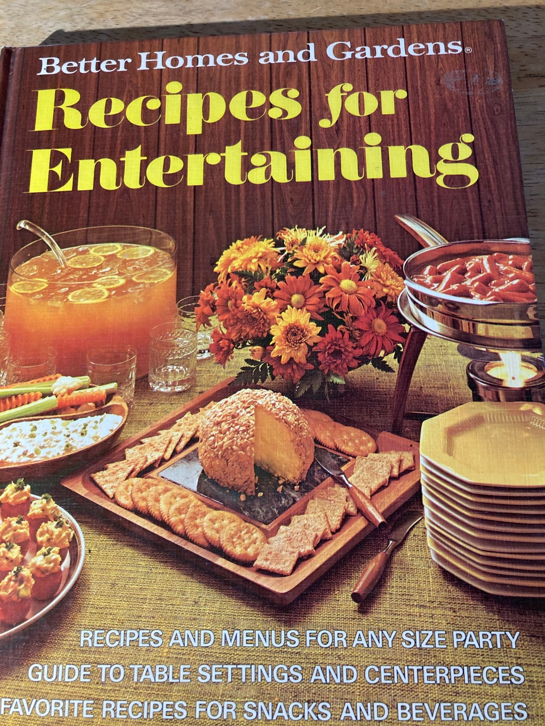 Vintage, Better Homes & Gardens, Recipes for Entertaining, Cook Book ...