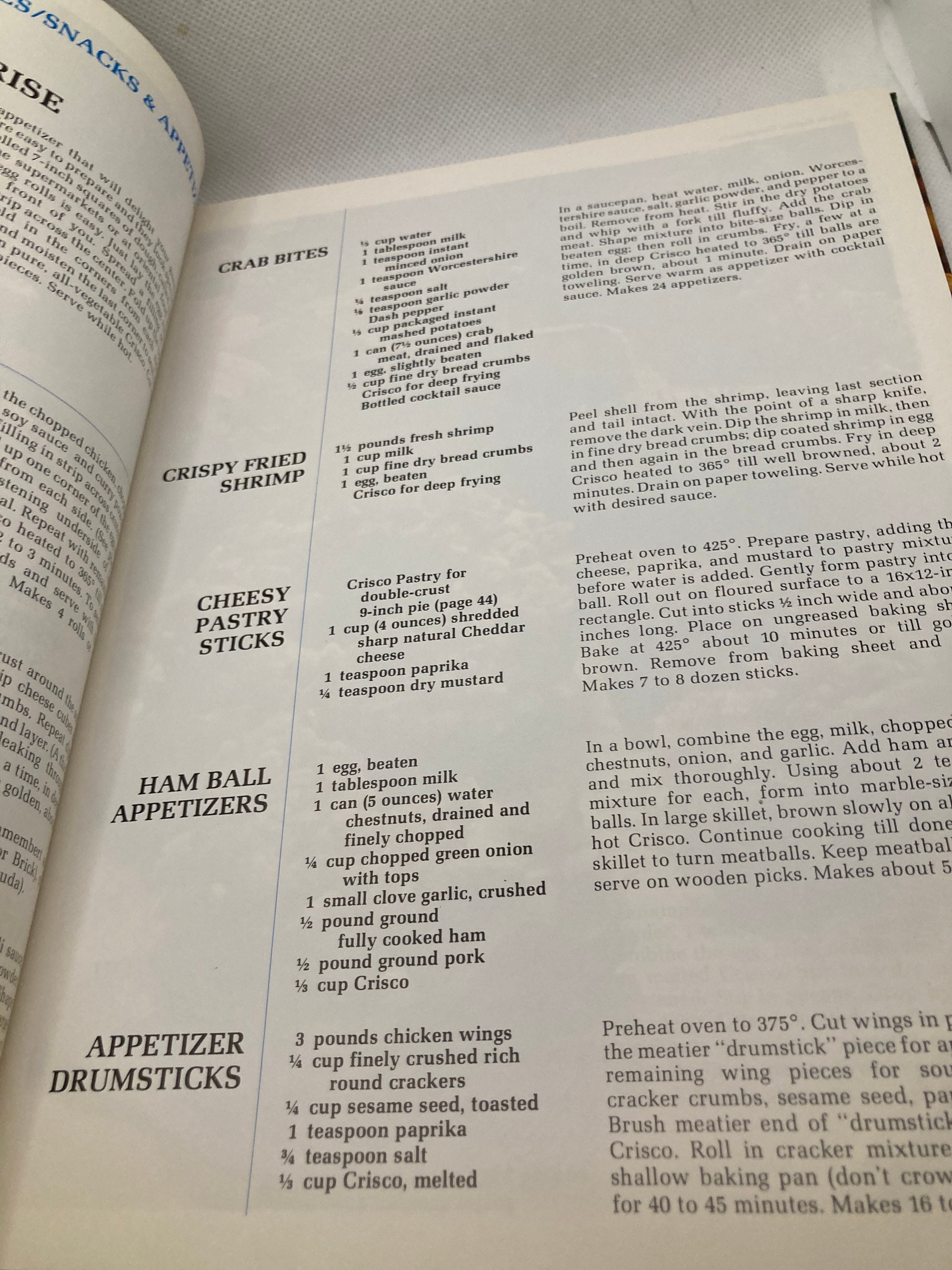 Vintage, Crisco Cooking, Good Cooking Made Easy. Copyright 1978, 110 ...