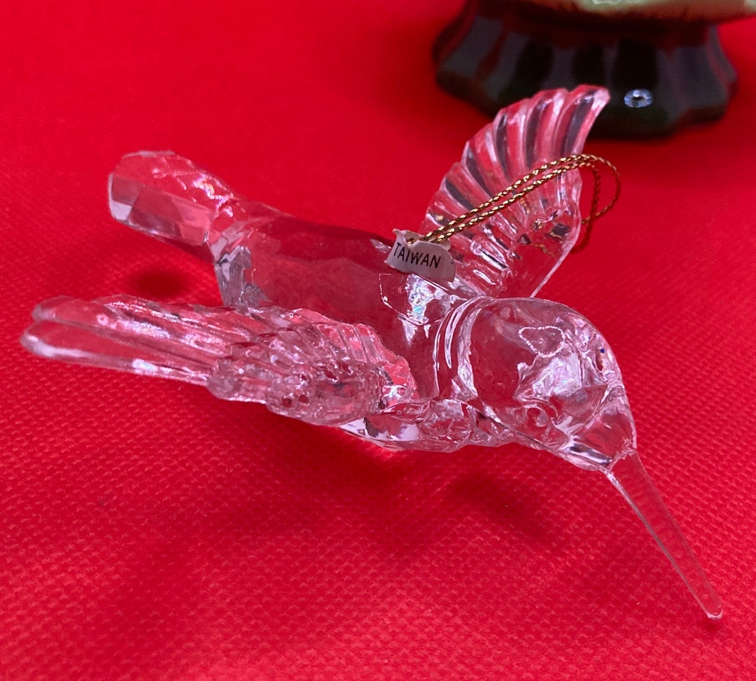 Vintage, Hummingbird, Lucite, Christmas, Tree, Ornament. - Etsy