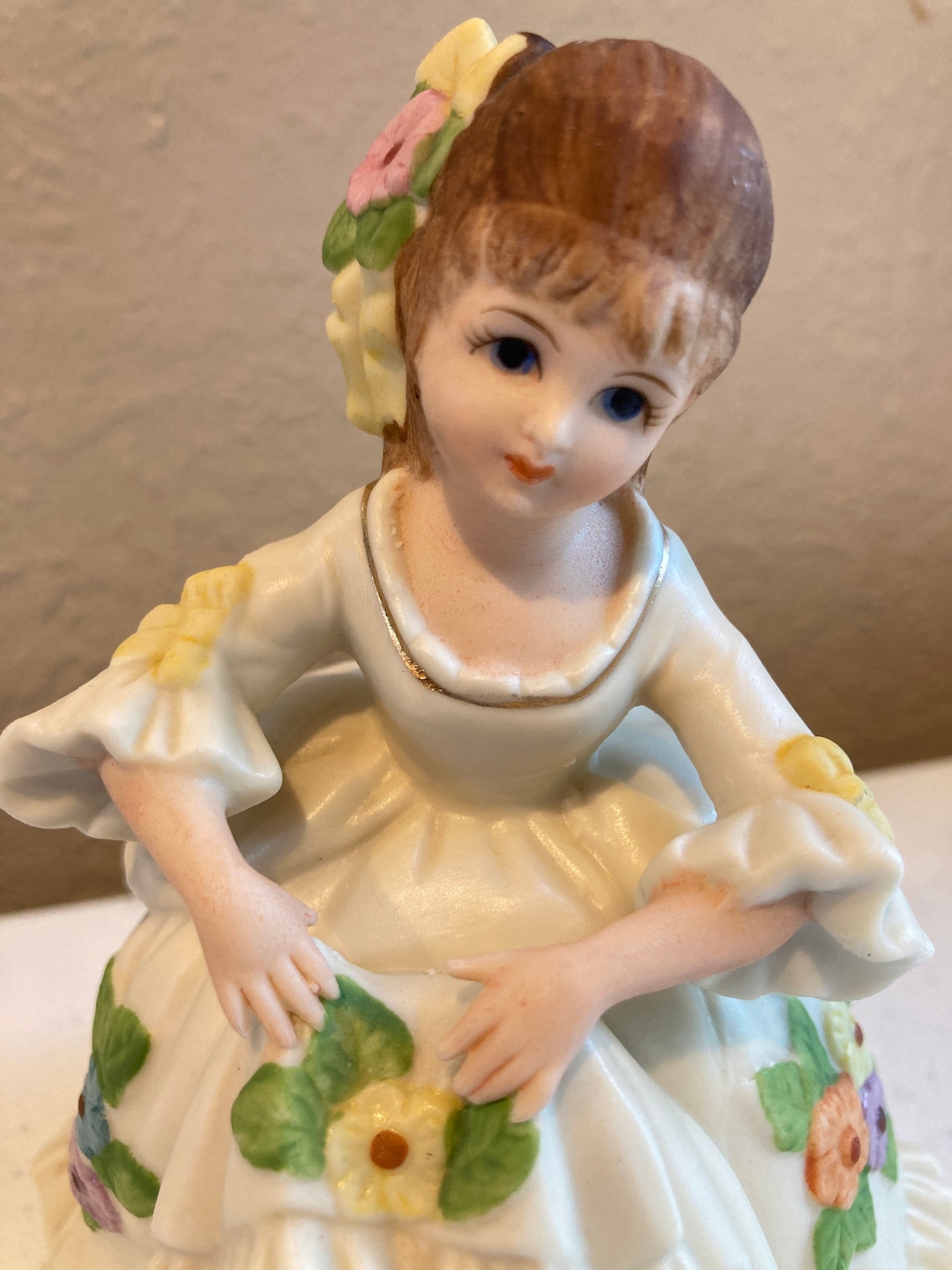 Vintage Lefton Antique Ivory Vintage Hand-painted - Etsy