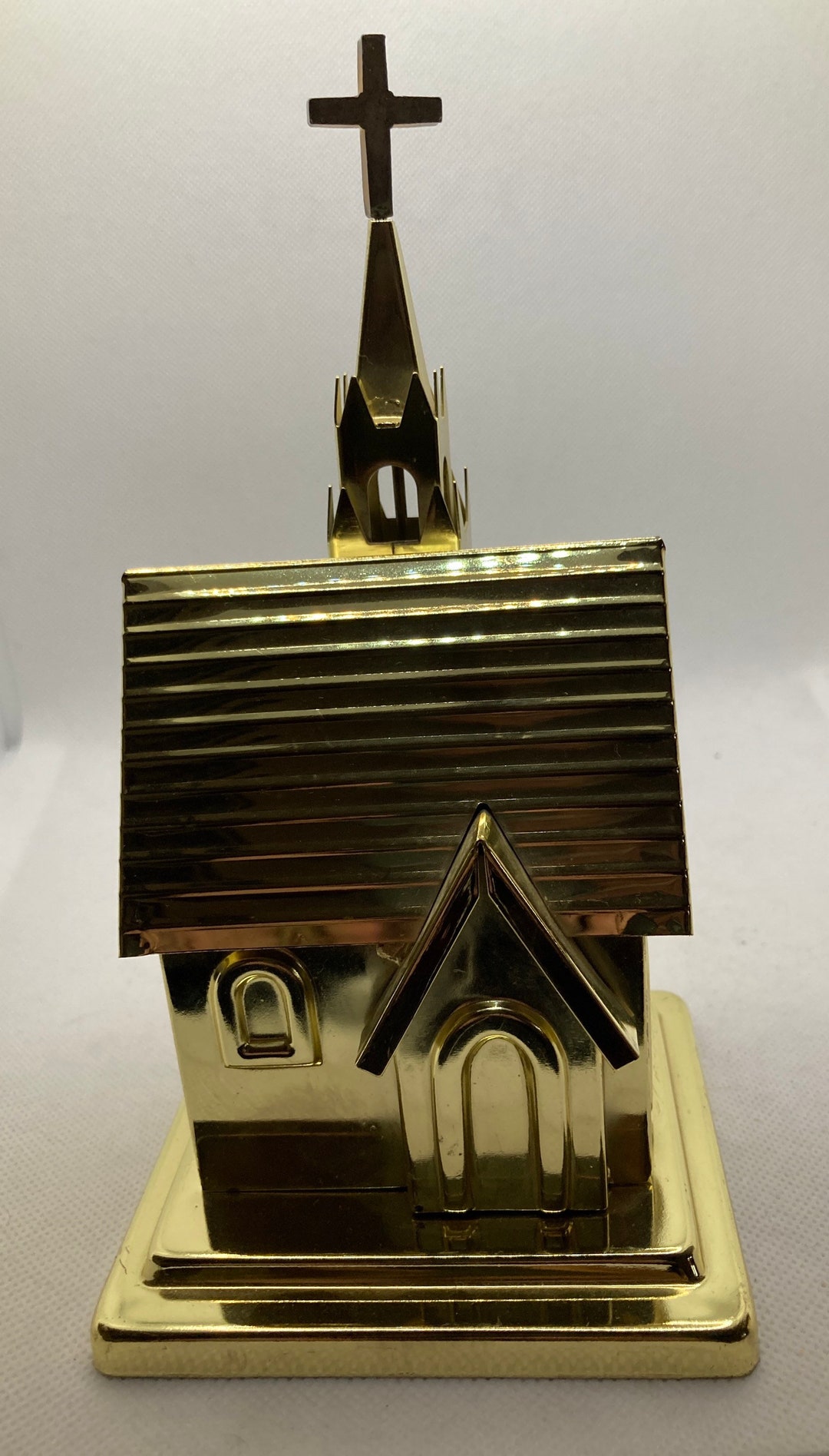 Summit Collection Gold Music Box, Plays, ”amazing Grace”. Cross ...