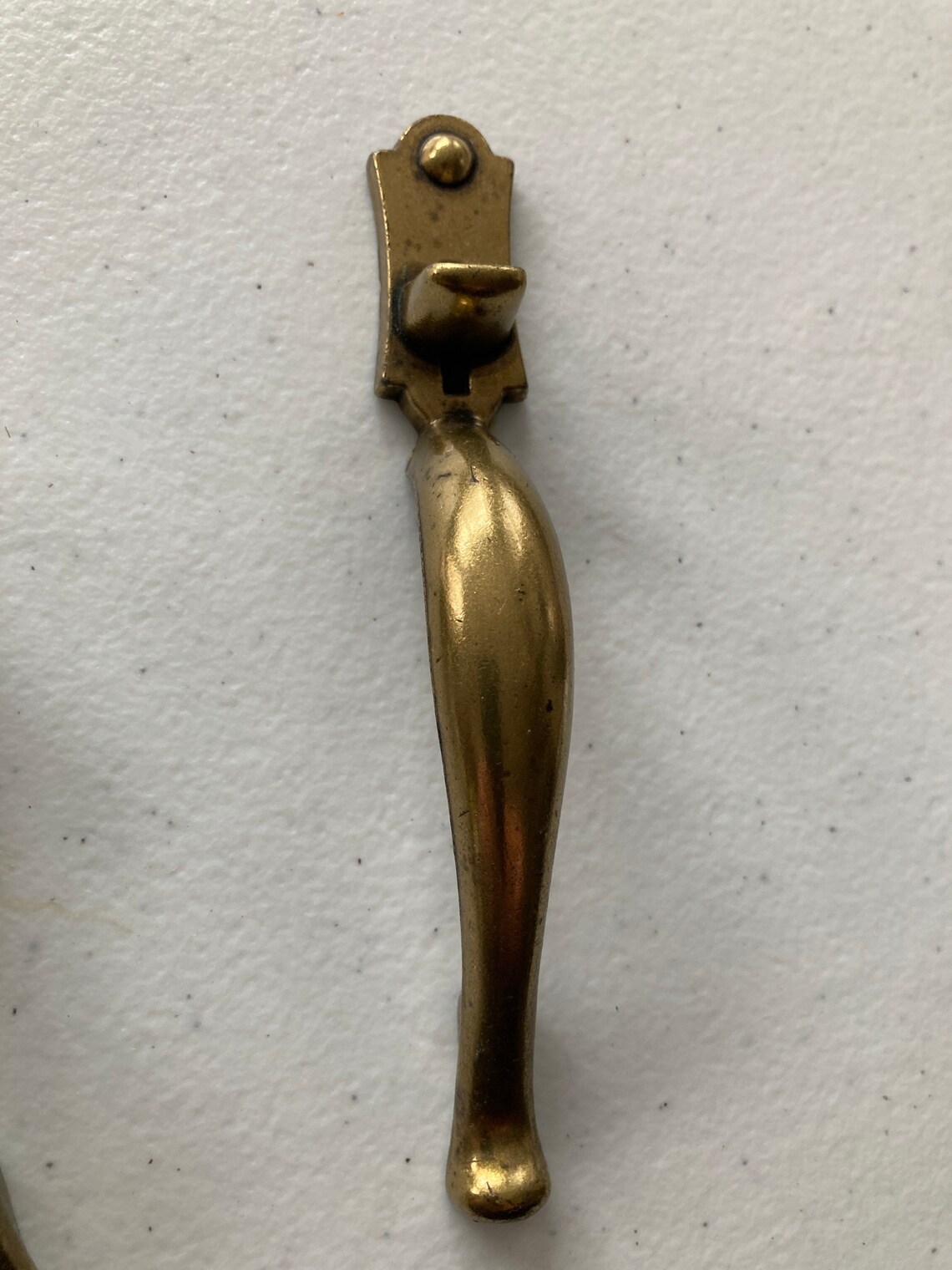 Vintage Thumb Handle Brass Cabinet Door Pulls Lot of 2 - Etsy