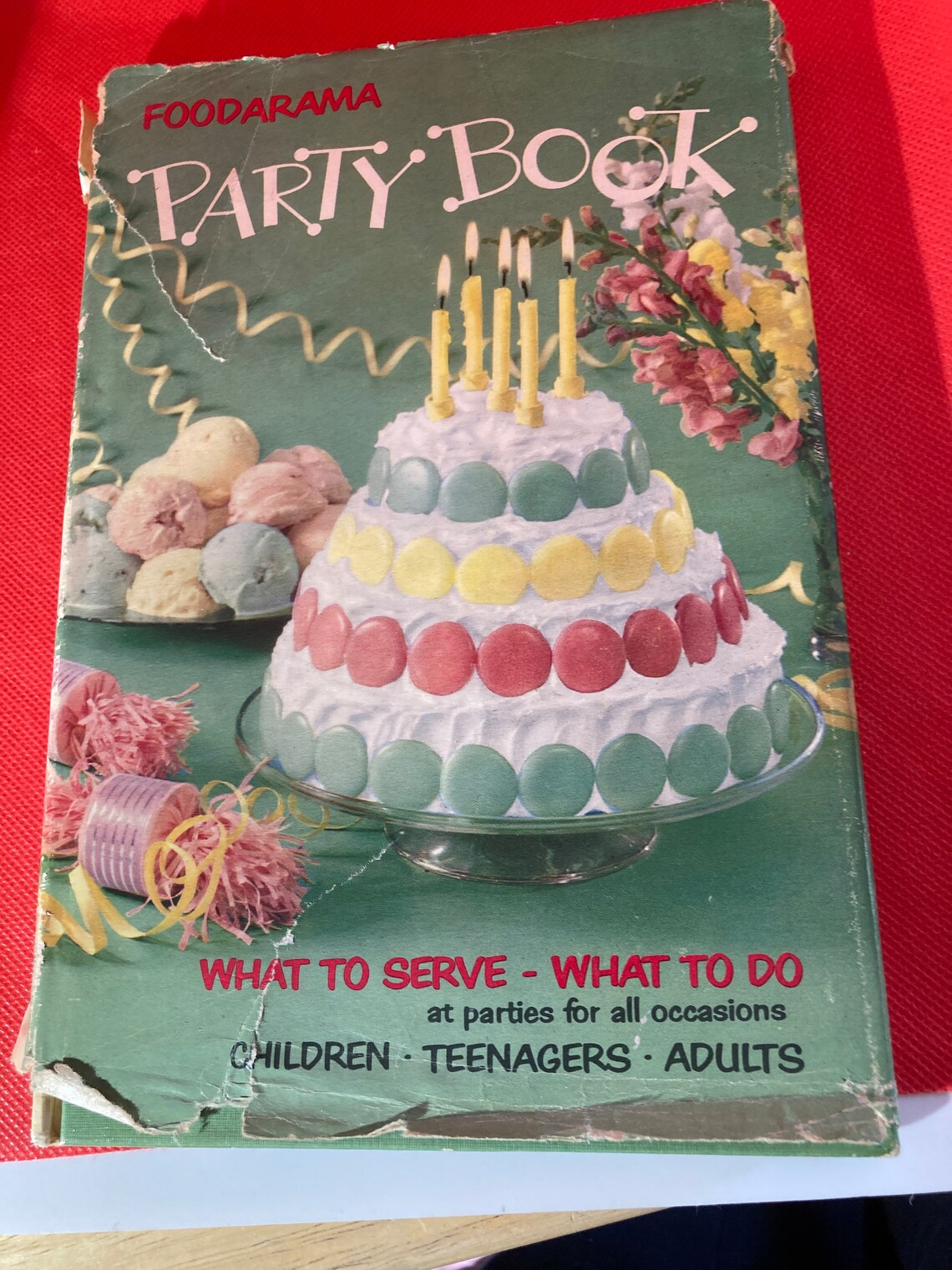 Vintage 1959, Foodarama Party Book - Etsy