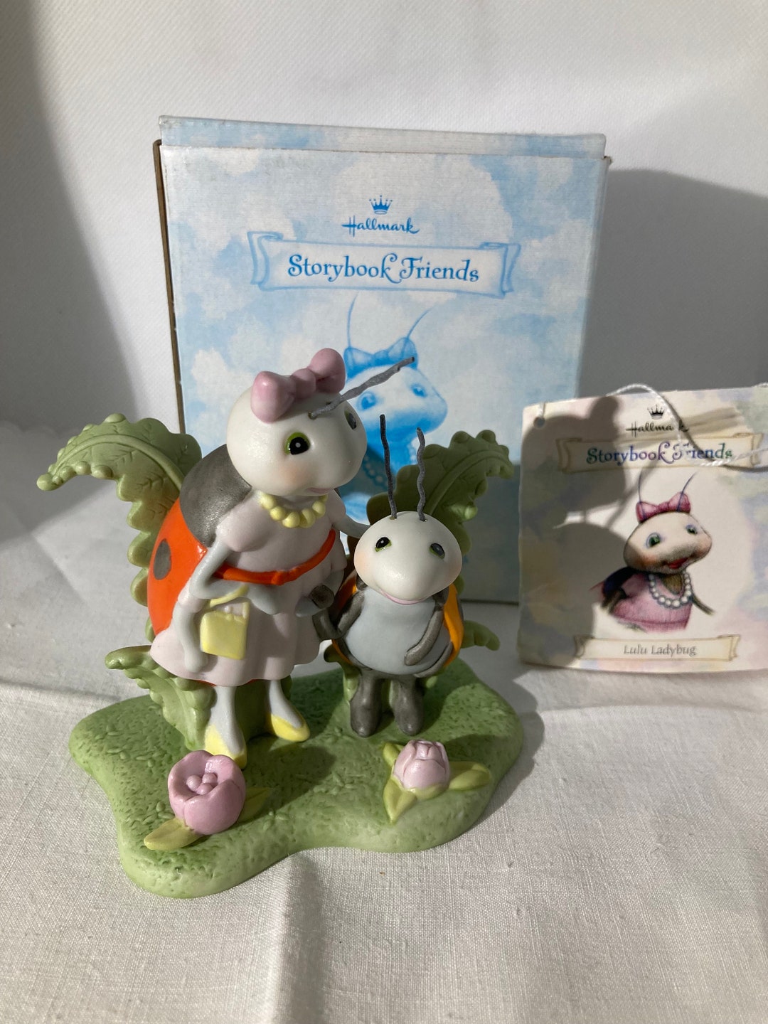 Lulu Ladybug Figurine Hallmark Storybook Friends Vintage 1998 - Etsy