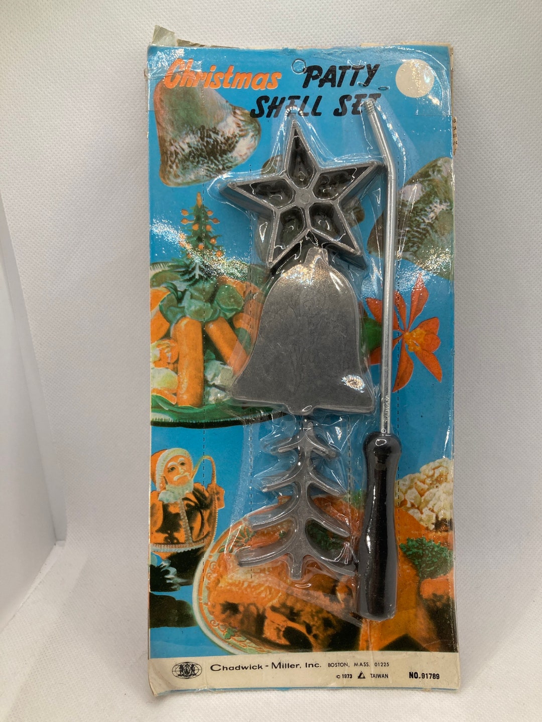 Vintage, Wood Handle, Rosette, Patty Shell, Cookie Patty Shell Form 3 ...