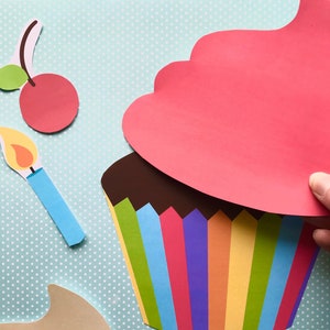 Cupcake Activity for Kids, Bake Shop Dramatic Play Printable, Pretend ...