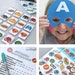 Superhero Printable Activity Pack - Etsy