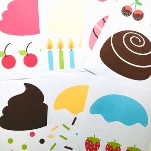 Cupcakes Printable Craft for Kids, Kids Cupcake Bakery Game, Cupcake ...