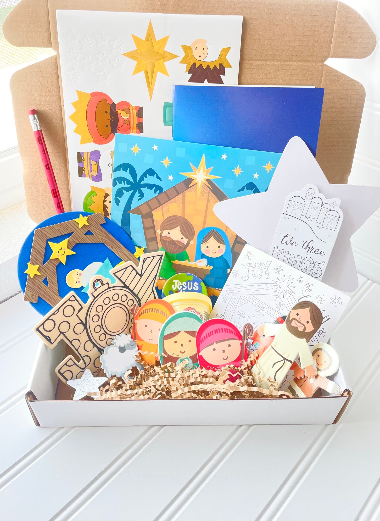 Christmas Nativity Activity Kit Christmas Busy Box for Kids - Etsy