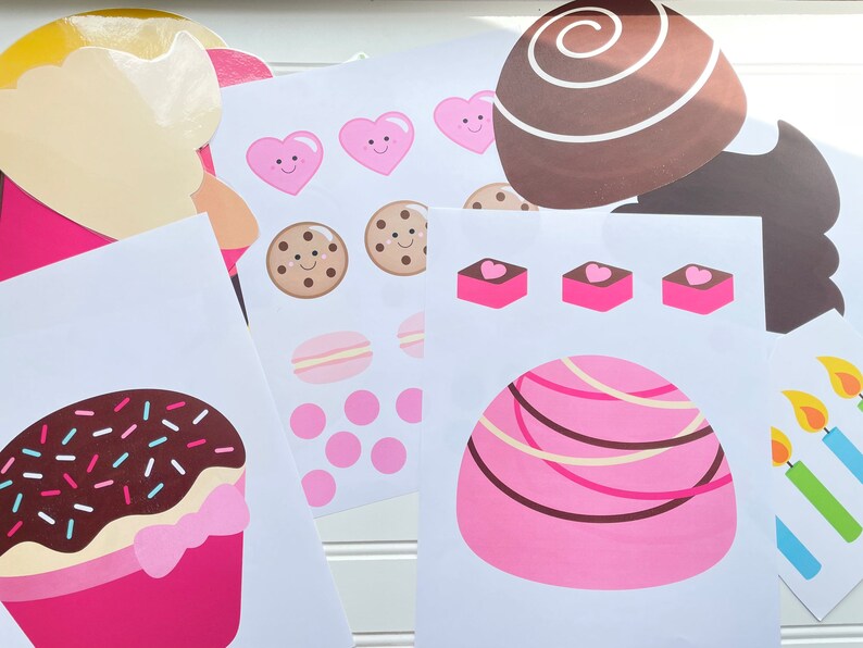 Cupcake Activity for Kids Bake Shop Dramatic Play Printable - Etsy