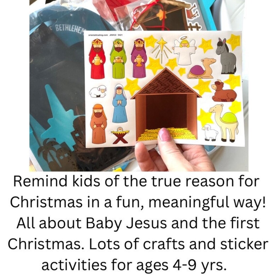 Christmas Nativity Activity Kit Christmas Busy Box for Kids - Etsy