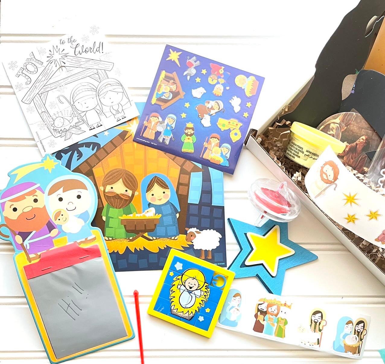 Christmas Nativity Activity Kit Christmas Busy Box for Kids - Etsy