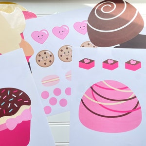 Cupcakes Printable Craft for Kids, Kids Cupcake Bakery Game, Cupcake ...