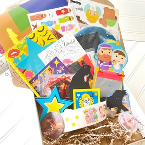 Christmas Nativity Activity Kit, Christmas Busy Box for Kids, Kids ...