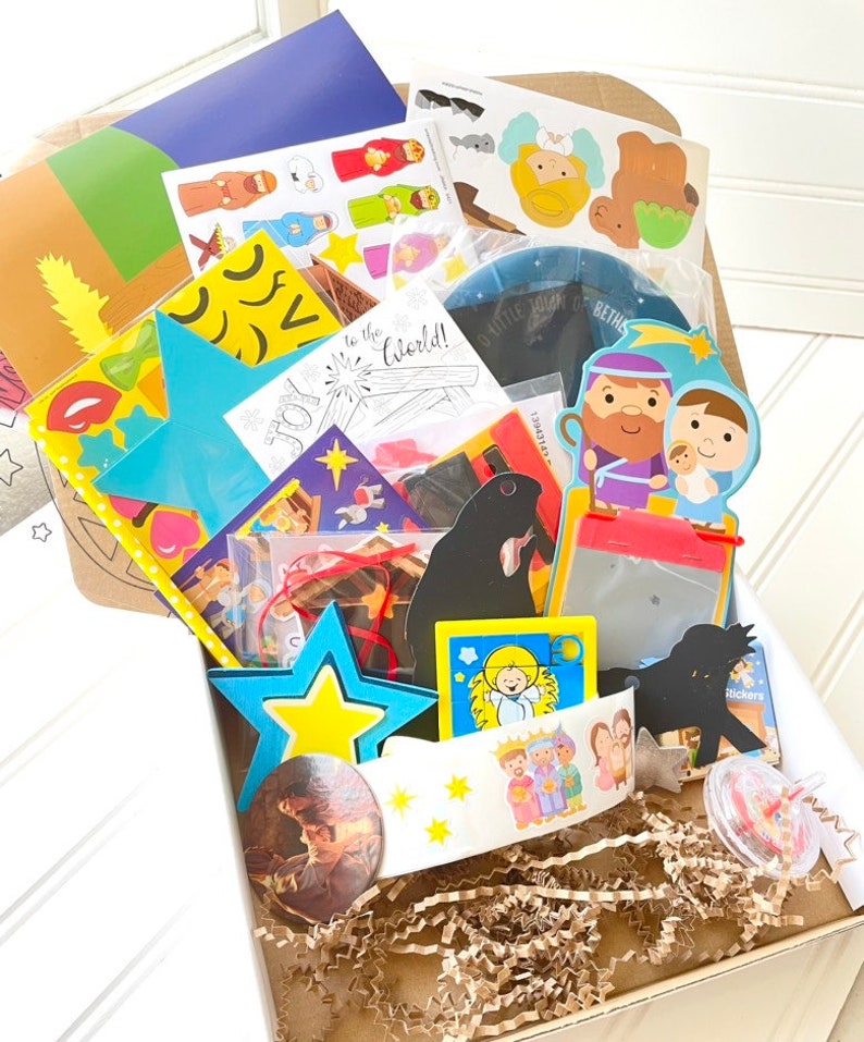 Christmas Nativity Activity Kit Christmas Busy Box for Kids - Etsy