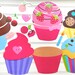 Cupcakes Printable Craft for Kids, Kids Cupcake Bakery Game, Cupcake ...