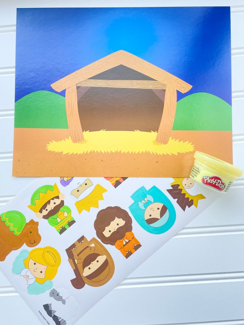 Christmas Nativity Activity Kit Christmas Busy Box for Kids - Etsy