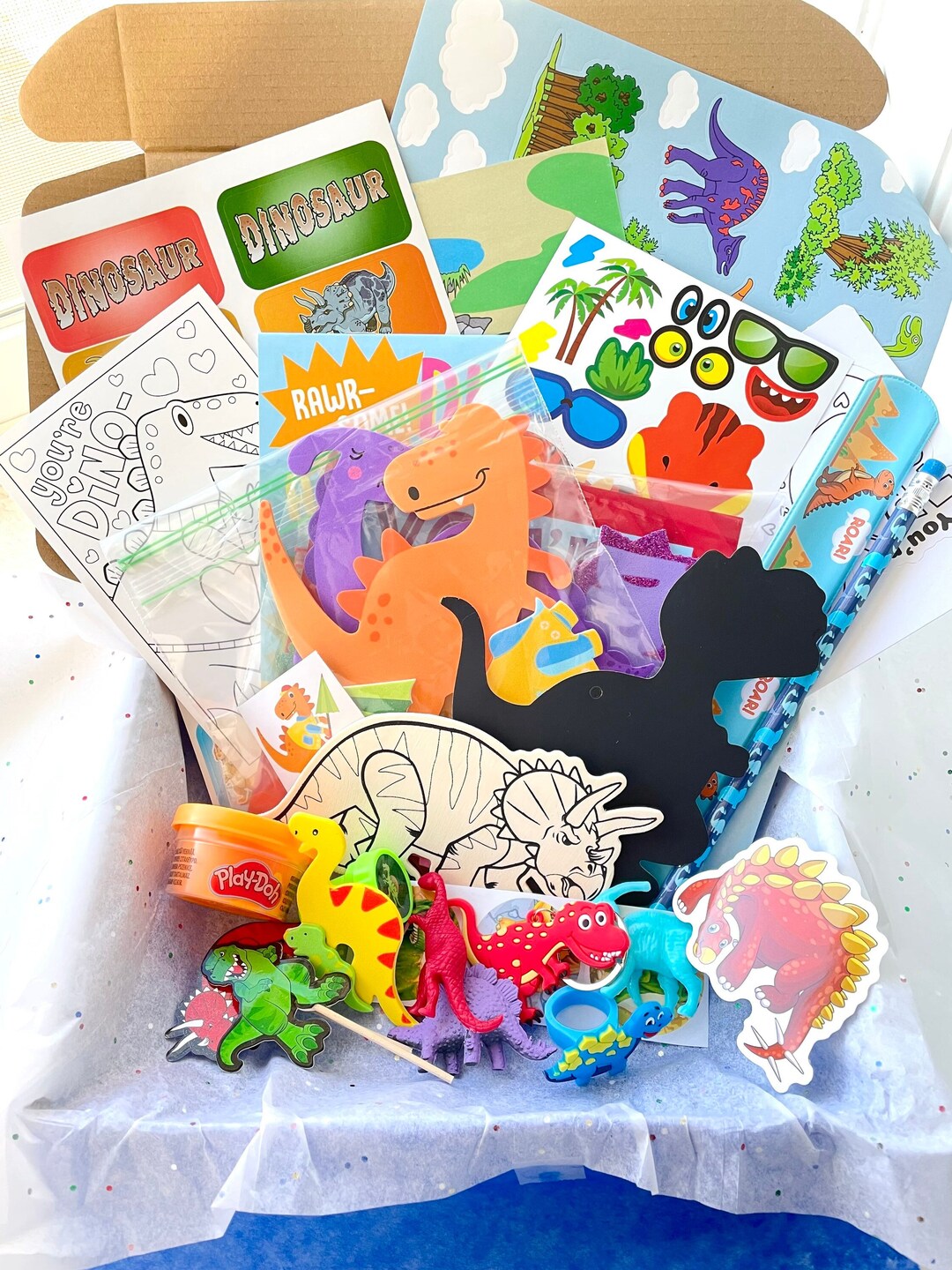 DINOSAUR Box for Kids, Birthday Gift for Boy, Kids Gift Box, Grandchild ...