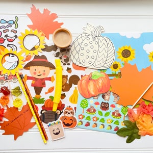 FALL Activity Box for Kids Kids Busy Box Thanksgiving Crafts - Etsy