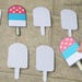 Patriotic Popsicle Garland Printable for the 4th of July, Preschool ...