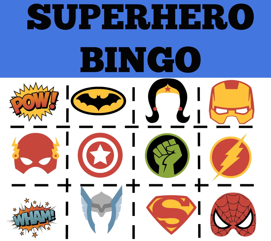 Superhero Printable Activity Pack - Etsy