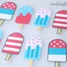 Patriotic Popsicle Garland Printable for the 4th of July, Preschool ...