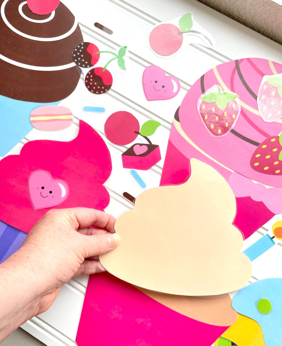 Cupcakes Printable Craft for Kids, Kids Cupcake Bakery Game, Cupcake ...