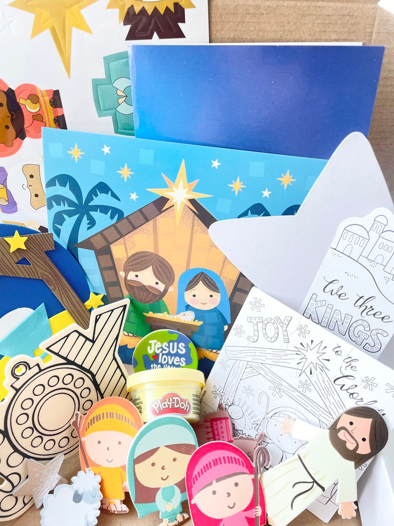 Christmas Nativity Activity Kit Christmas Busy Box for Kids - Etsy