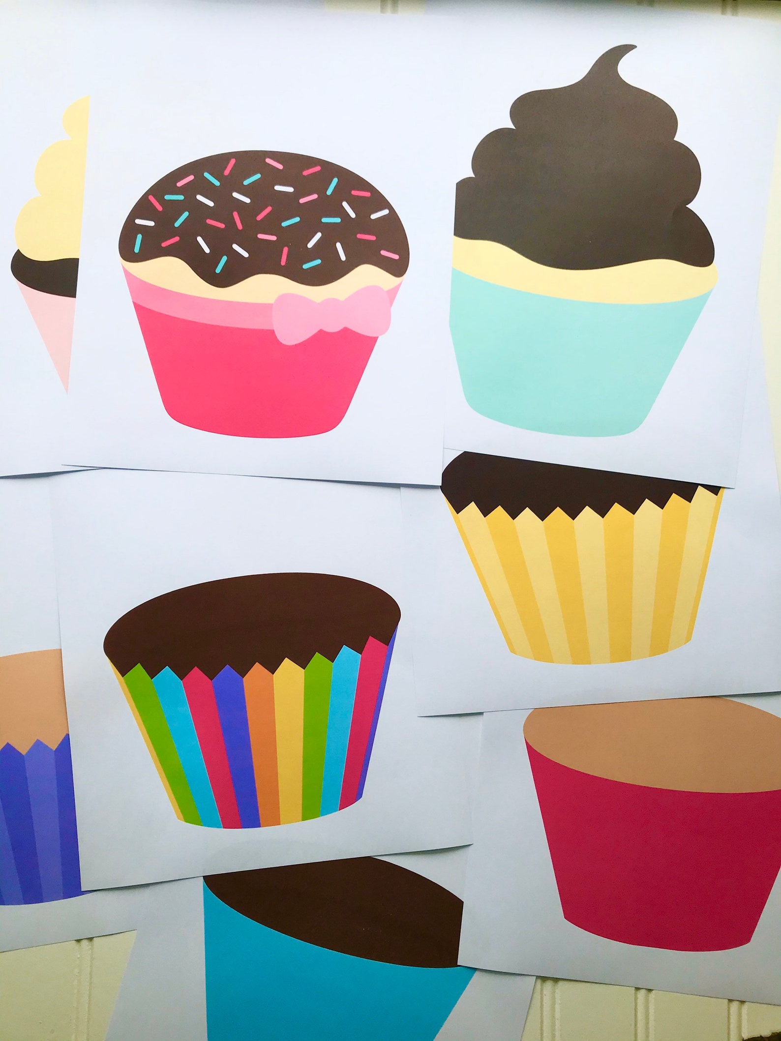 Cupcake Activity for Kids Bake Shop Dramatic Play Printable - Etsy