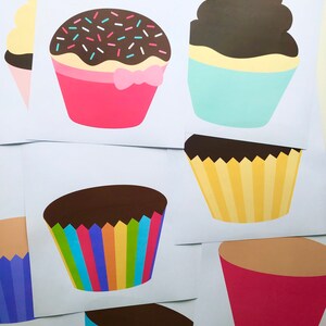 Cupcake Activity for Kids, Bake Shop Dramatic Play Printable, Pretend ...