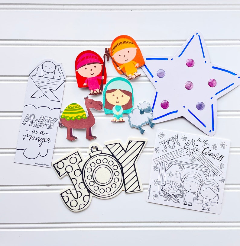 Christmas Nativity Activity Kit Christmas Busy Box for Kids - Etsy
