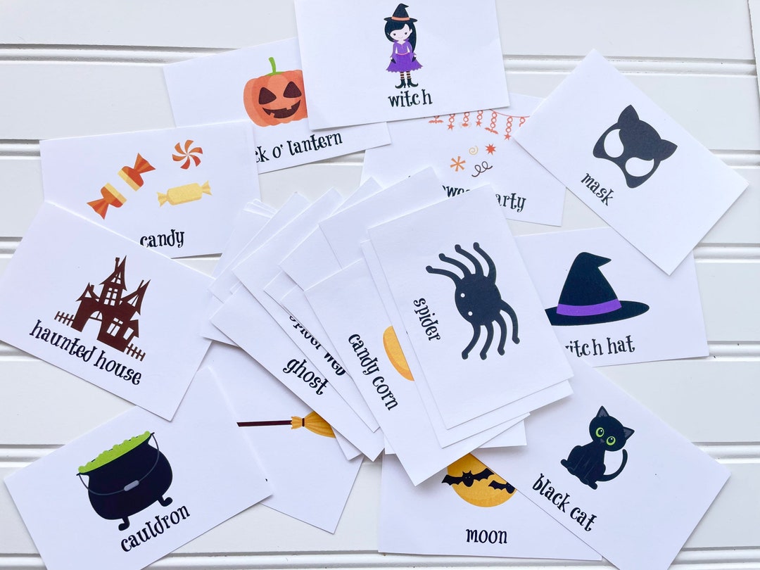 Halloween Guessing Game Printable, Halloween Charades, Halloween Family ...
