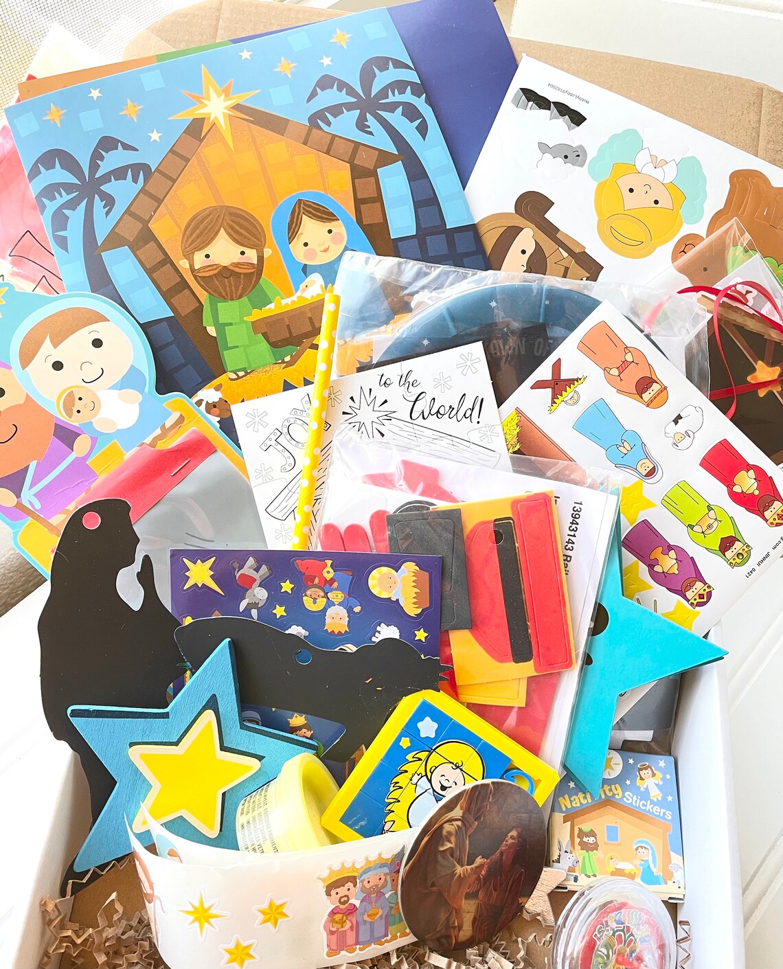 Christmas Nativity Activity Kit Christmas Busy Box for Kids - Etsy