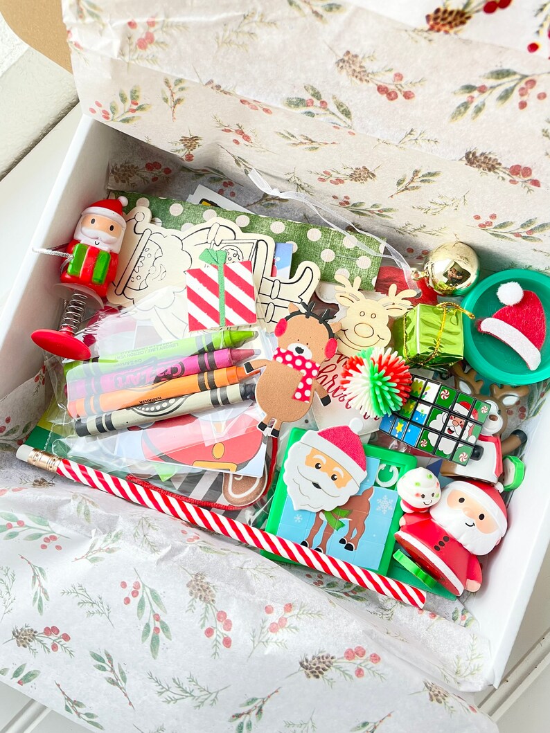 Kids Christmas Gift Box Kids Busy Box Christmas Kids Craft - Etsy