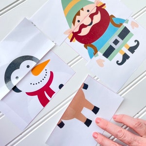 Preschool Christmas Puzzles Printable Preschool Christmas - Etsy