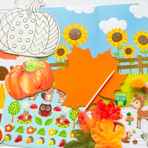 FALL Activity Box for Kids Kids Busy Box Thanksgiving Crafts - Etsy