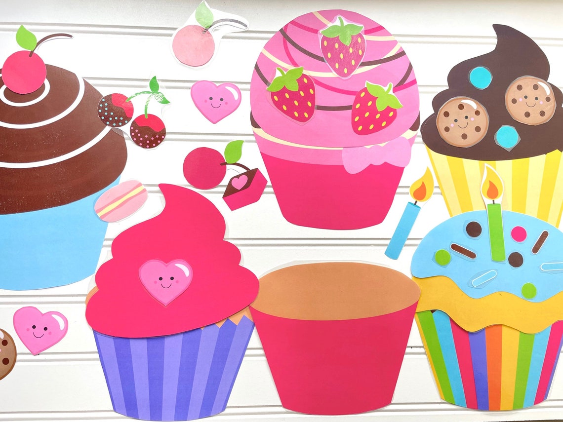 Cupcake Activity for Kids Bake Shop Dramatic Play Printable - Etsy