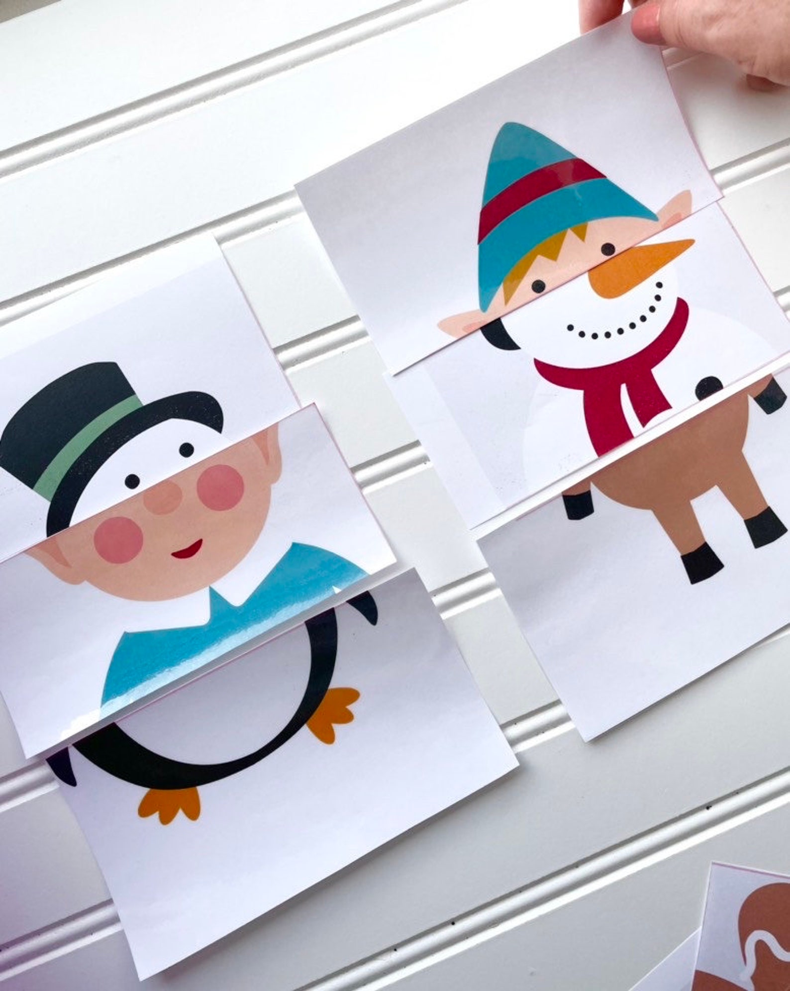 Preschool Christmas Puzzles Printable Preschool Christmas - Etsy