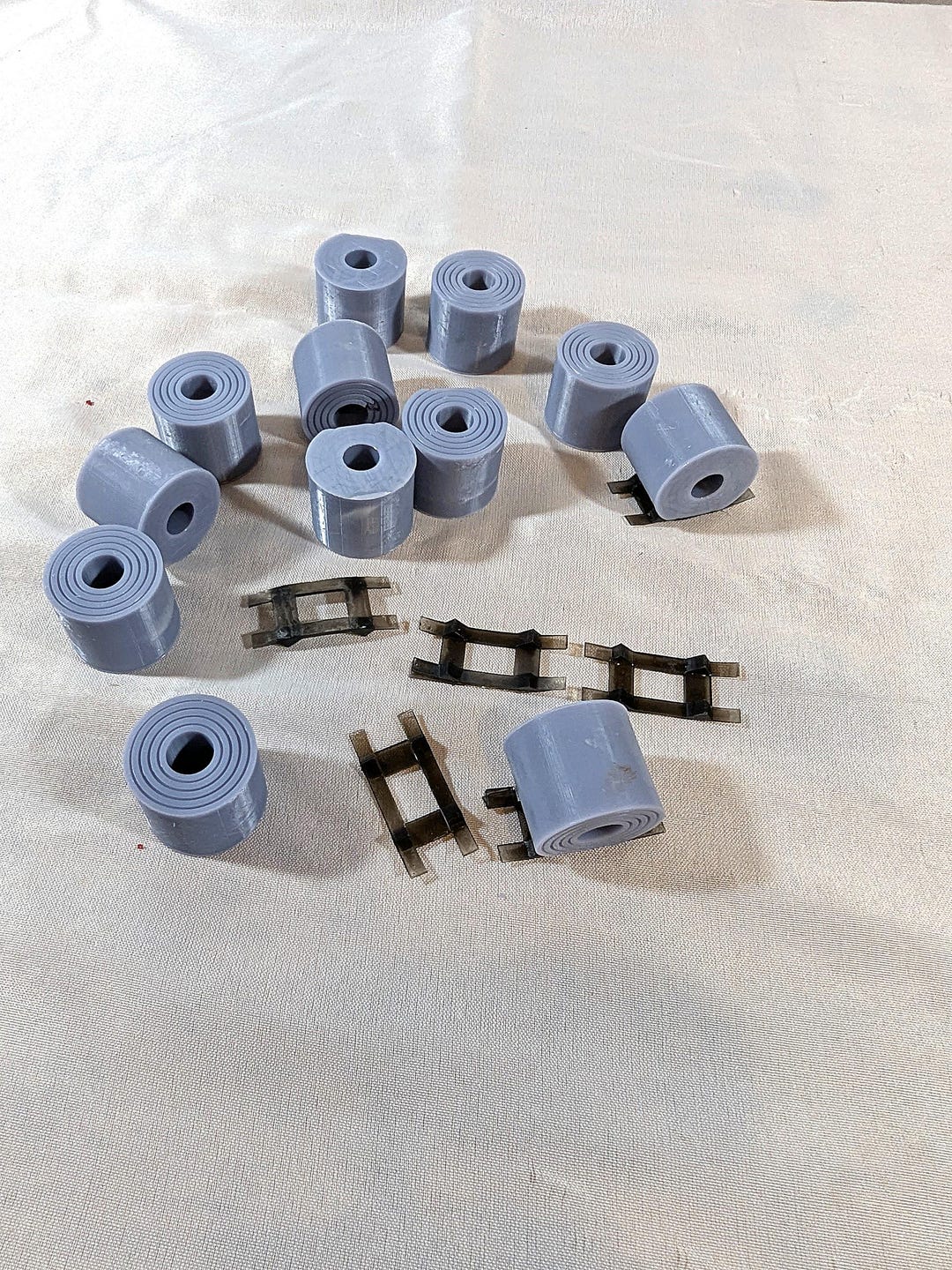 New 3D Printed HO Scale Carload of 12 Steel Coils & 6 Coil Holder ...